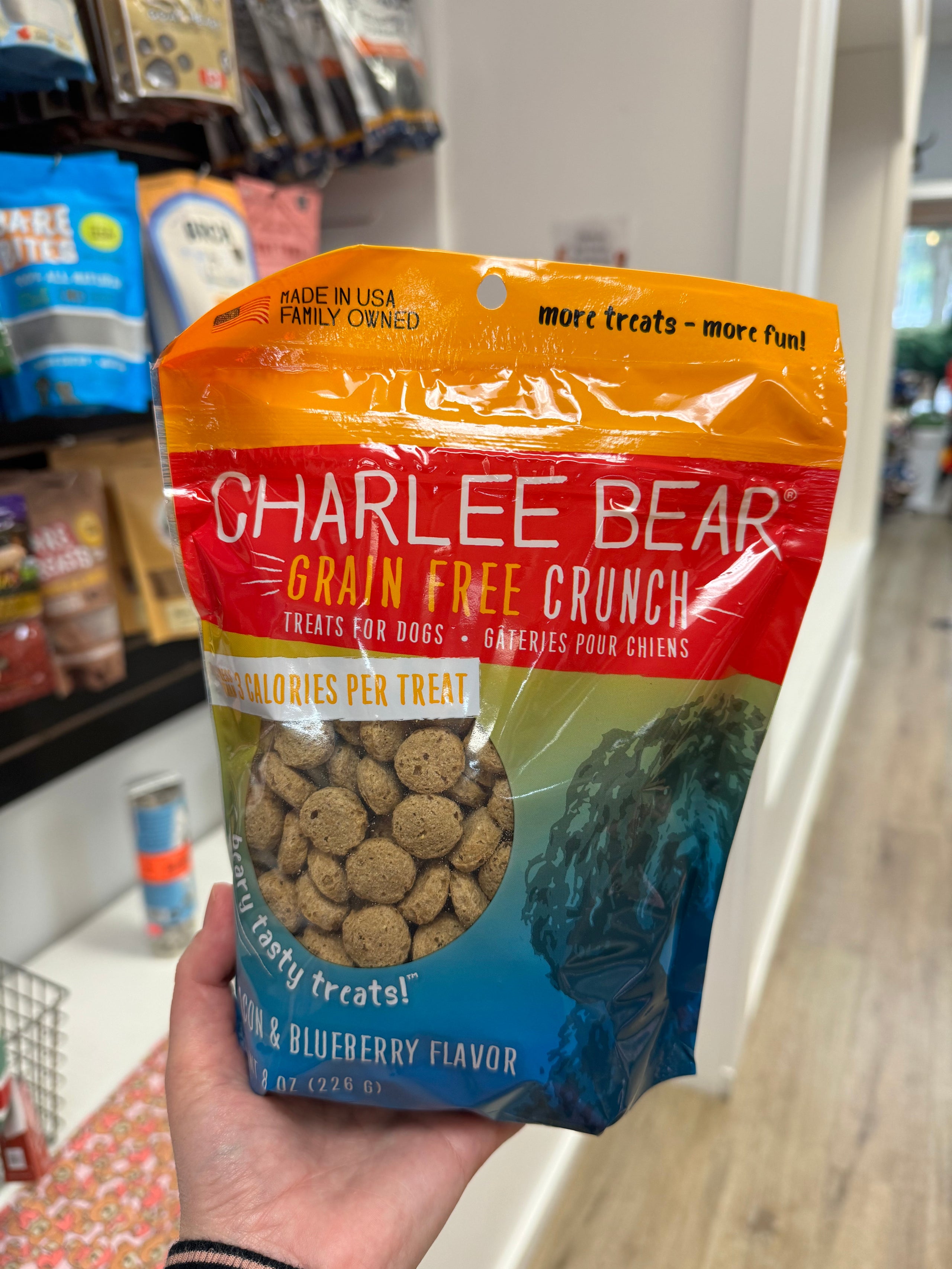 Charlee Bear Grain Free Crunch Bacon & Blueberry | The NW Dog